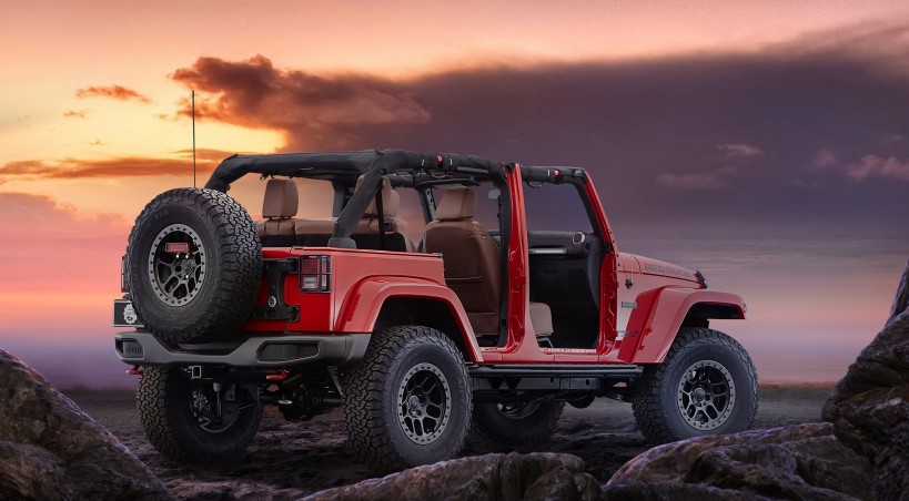 Jeep Wrangler Red Rock dimensioni, consumi, colori, caratteristiche